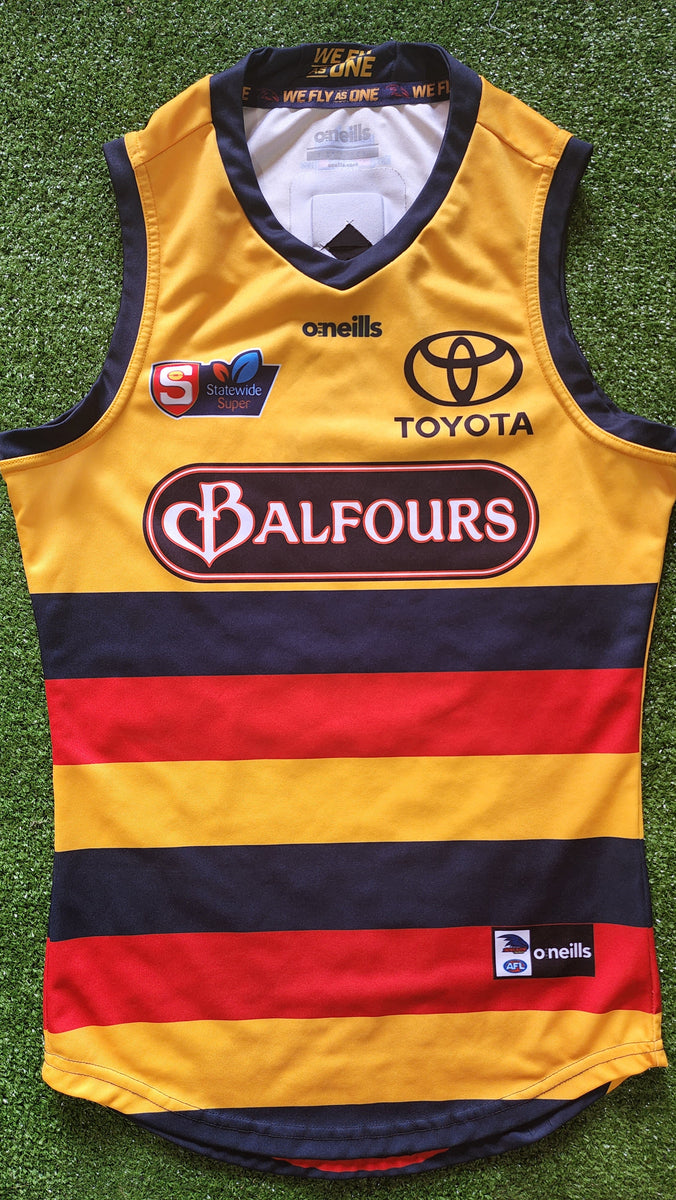 2021 Adelaide Crows SANFL YELLOW Player Issue Guernsey – Sports Gear ...